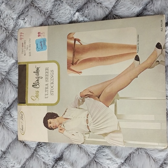 Sears | Accessories | Vintage 97s Sears Clingalon Ultra Sheer Stockings ...